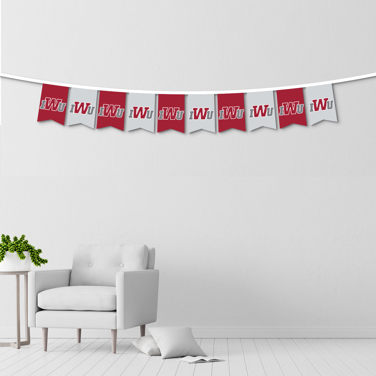 IWU Felt String Banner | Red/White – Indiana Wesleyan Univ. Campus Store