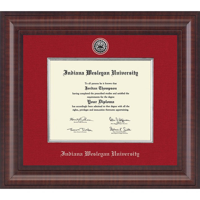 IWU Presidential Diploma Frame - Indiana Wesleyan Campus Store ...