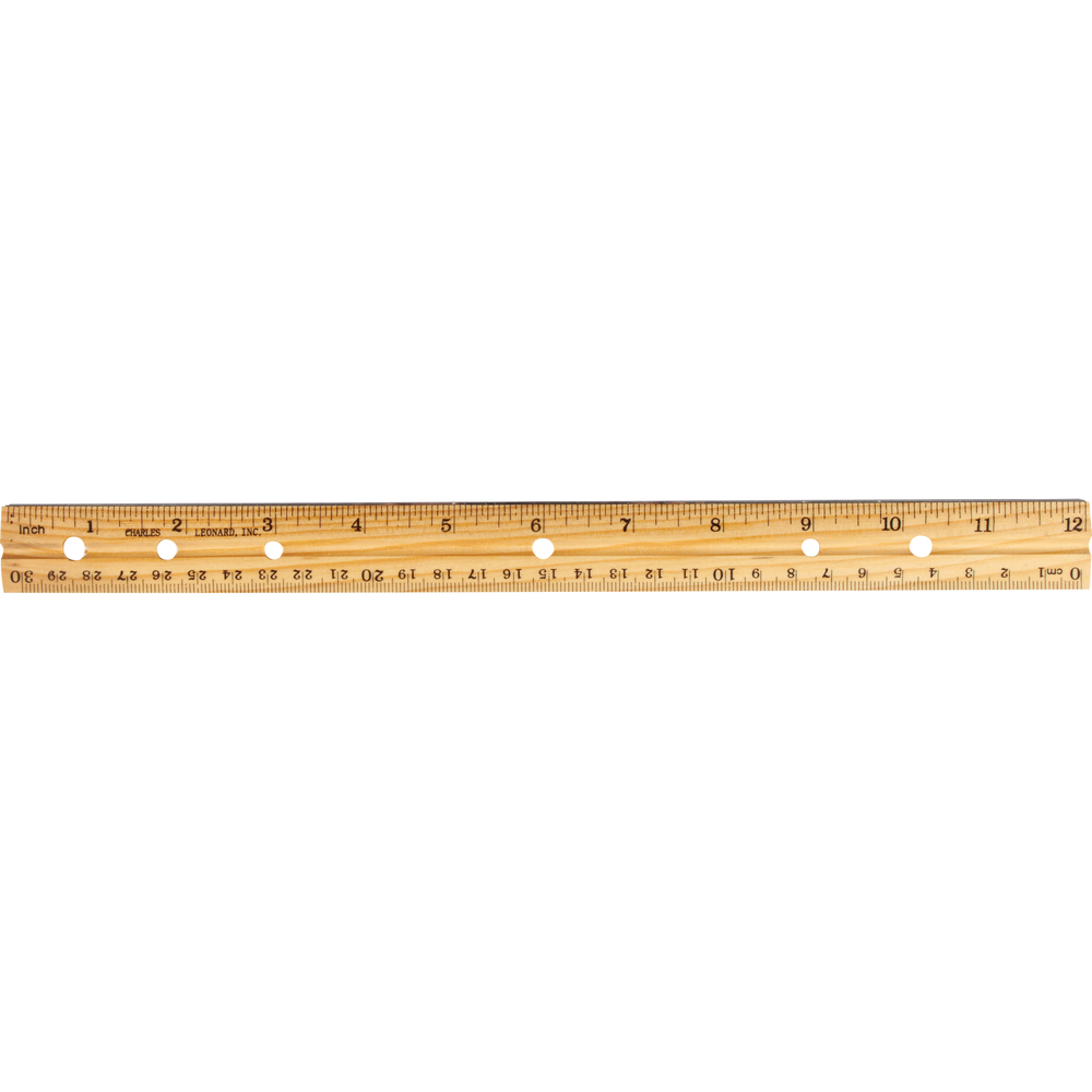 Wood Ruler 12in | Wood – Indiana Wesleyan Univ. Campus Store